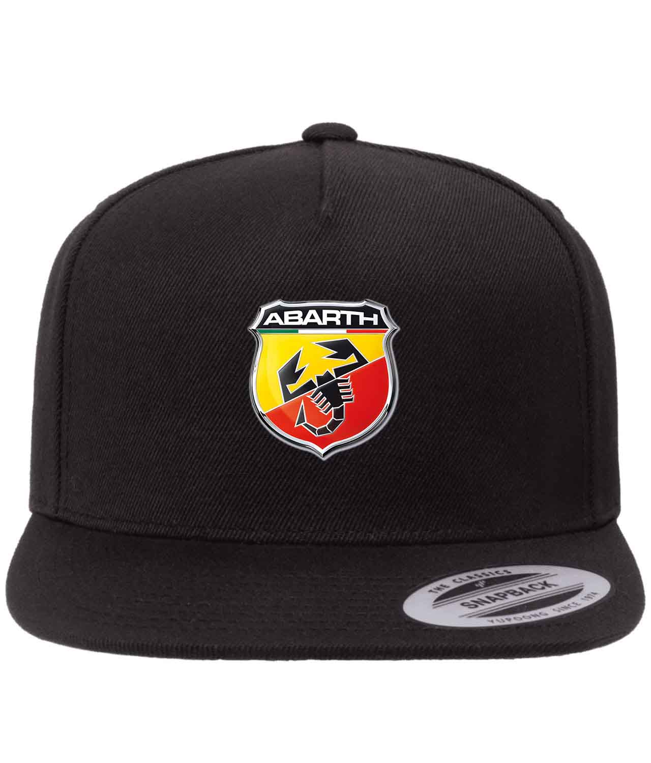 Abarth Present Cars Logo Customized Design on Wool 5-Panel Cap Hat ...