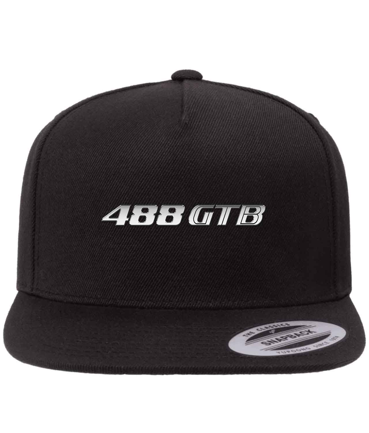 Ferrari 488 GTB Cars Logo Customized Design on Wool 5-Panel Cap Hat ...