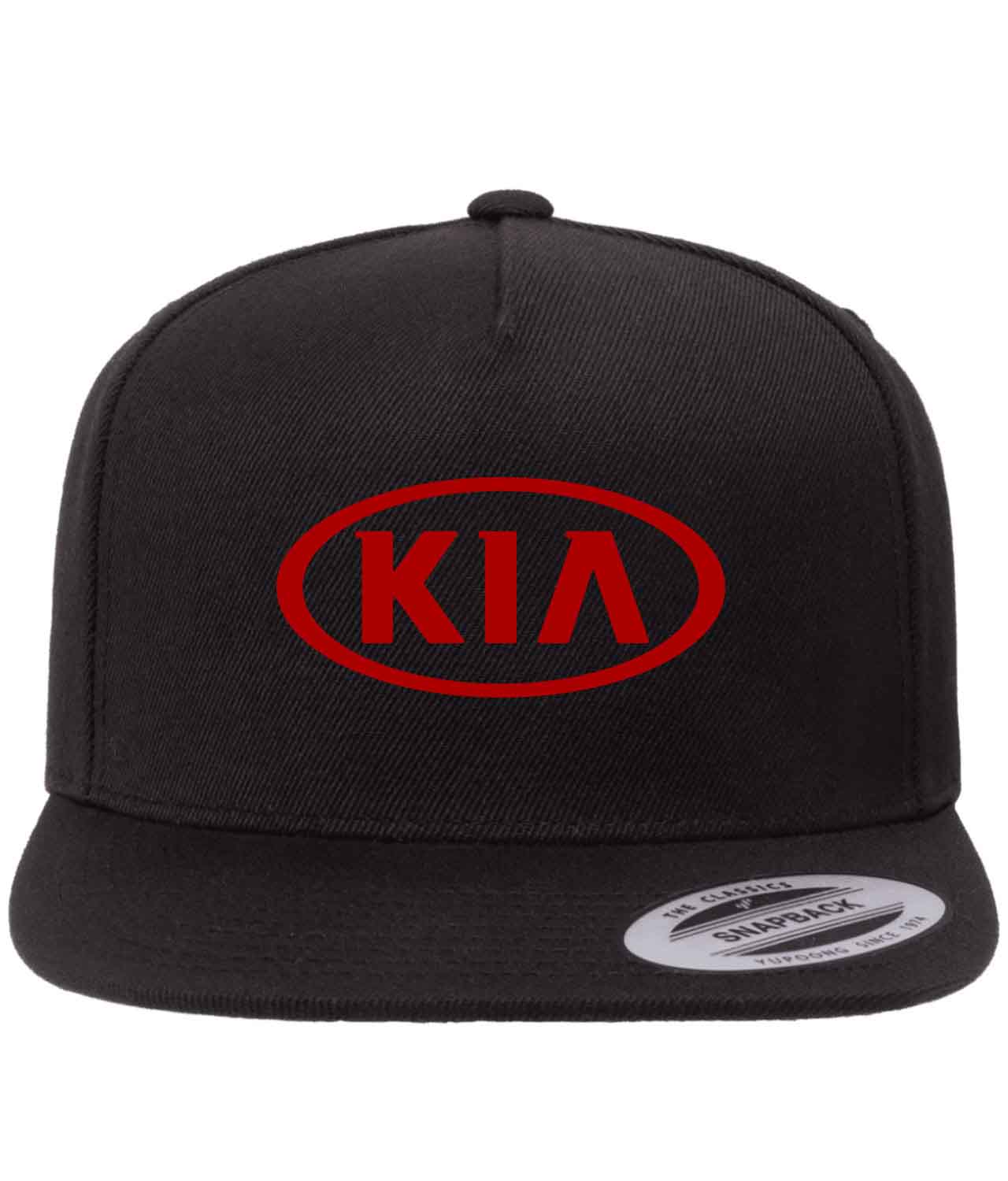 Kia Symbol Red Cars Logo Customized Design on Wool 5-Panel Cap Hat ...