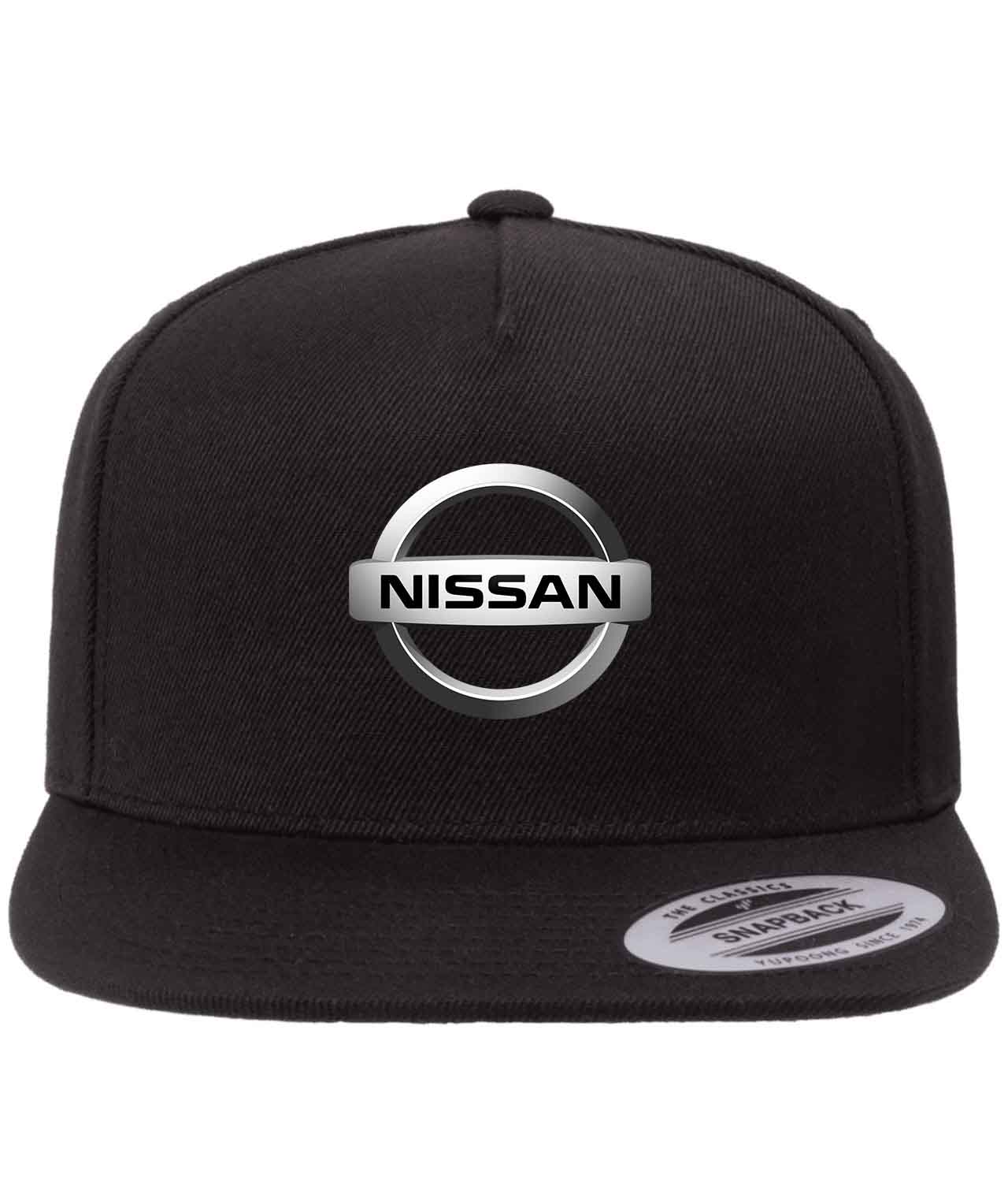Nissan Symbol Cars Logo Customized Design on Wool 5-Panel Cap Hat ...