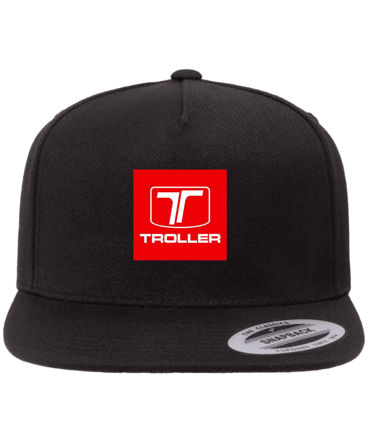 Troller Cars Logo Customized Design on Wool 5-Panel Cap Hat ...