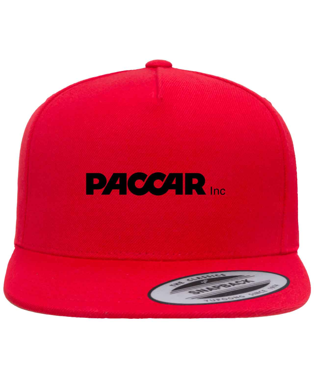 Paccar Present Cars Logo Customized Design on Wool 5-Panel Snapback Cap ...
