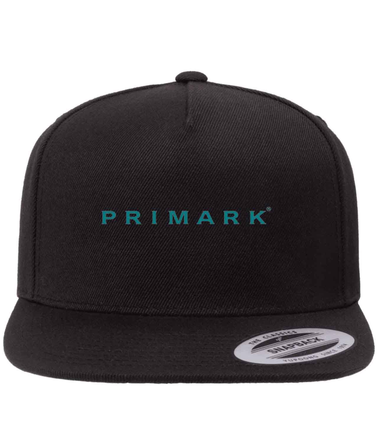 Primark 1996 Fashion Logo Customized Design on Wool 5-Panel Cap Hat ...