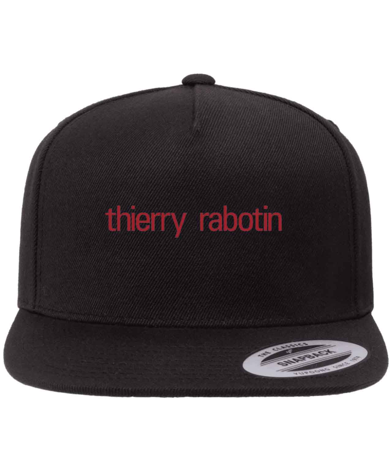 Thierry Rabotin Symbol Fashion Logo Customized Design on Wool 5-Panel ...