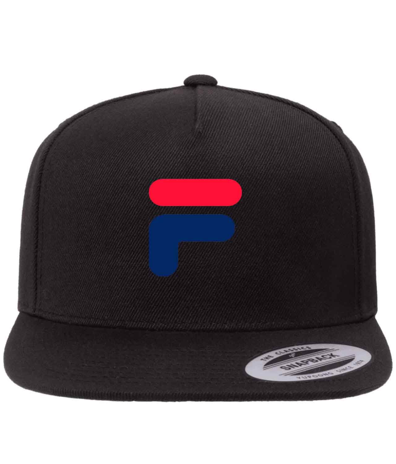 Fila Emblem Fashion Logo Customized Design on Wool 5-Panel Cap Hat ...