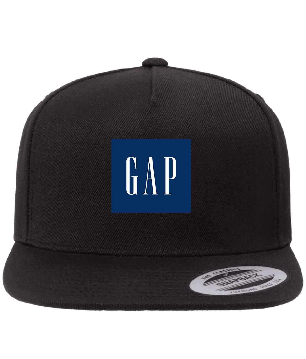 Gap 1986 Fashion Logo Customized Design on Wool 5-Panel Cap Hat ...