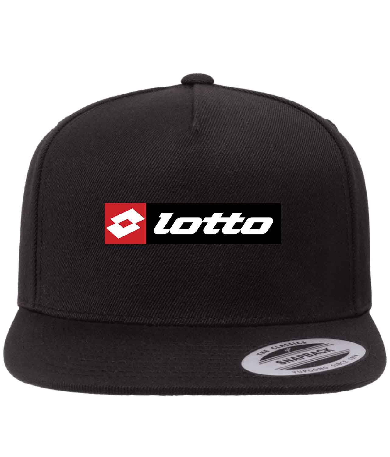 Lotto Fashion Logo Customized Design on Wool 5-Panel Cap Hat ...