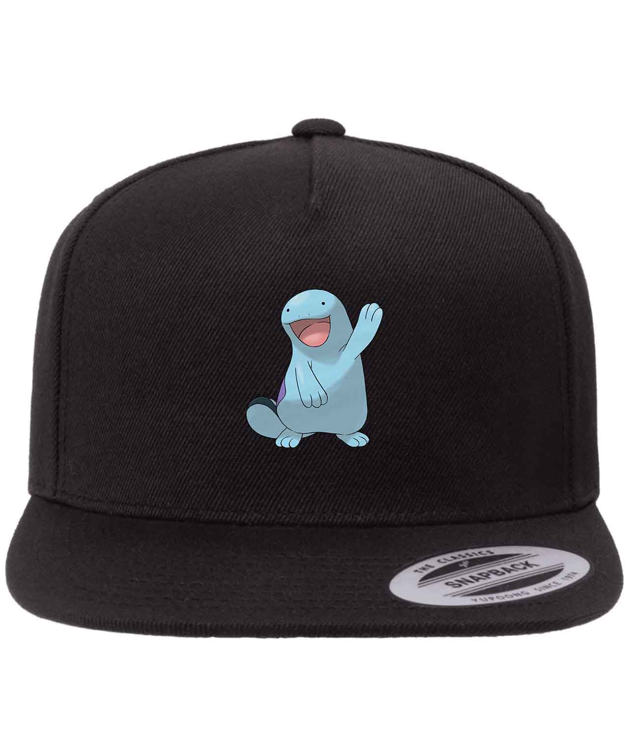 Quagsire Pokemon Media Figure Customized Design on Wool 5-Panel Cap Hat ...
