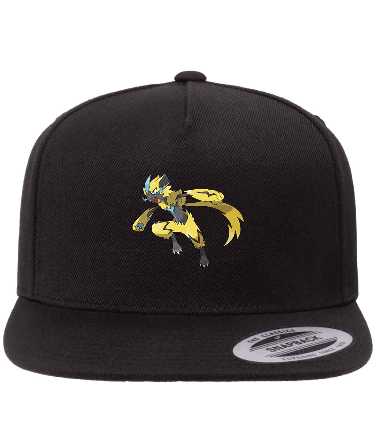 Zeraora Pokemon Media Figure Customized Design on Wool 5-Panel Cap Hat ...