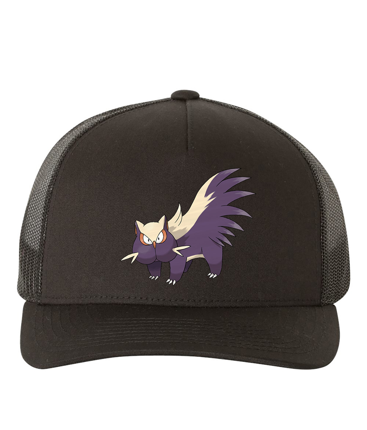 Stunky Pokemon Logo Symbol Emblem Customized Design on Retro Trucker ...