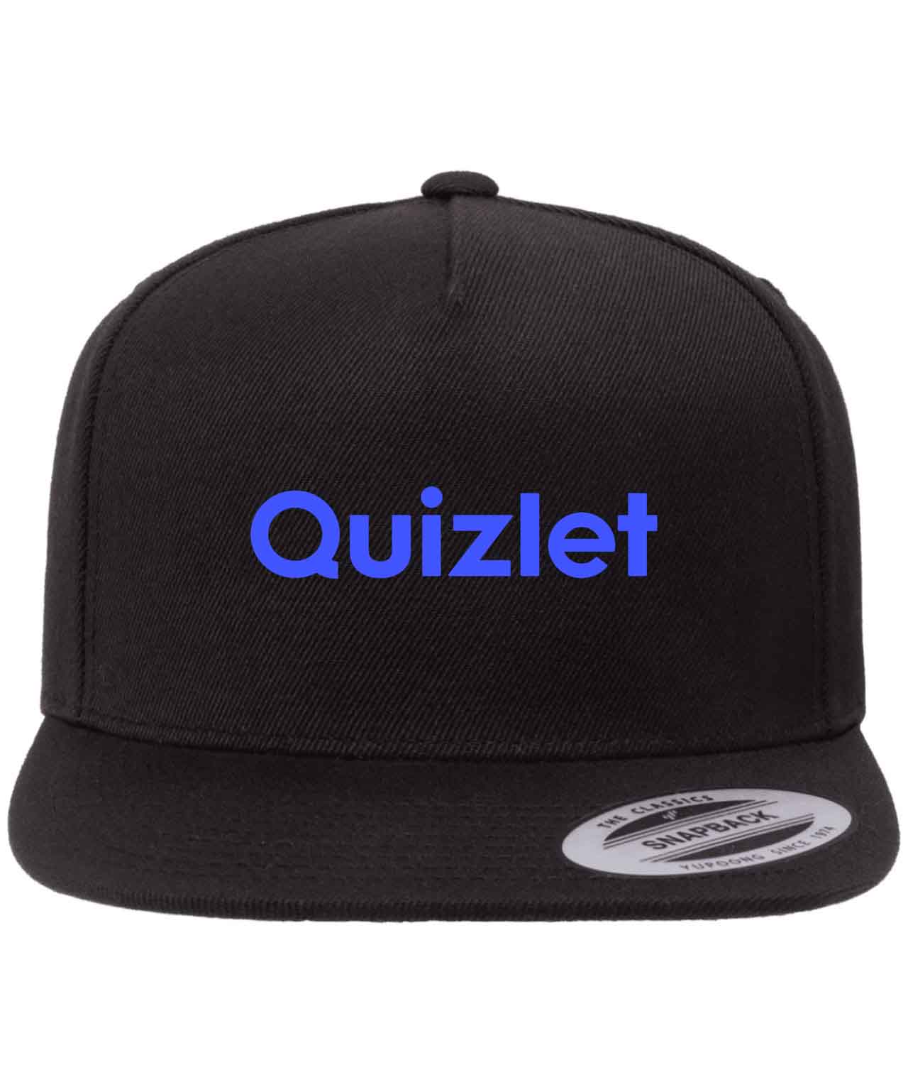 Quizlet Logo Customized Design on Wool 5-Panel Cap Hat – ozteeprint.com