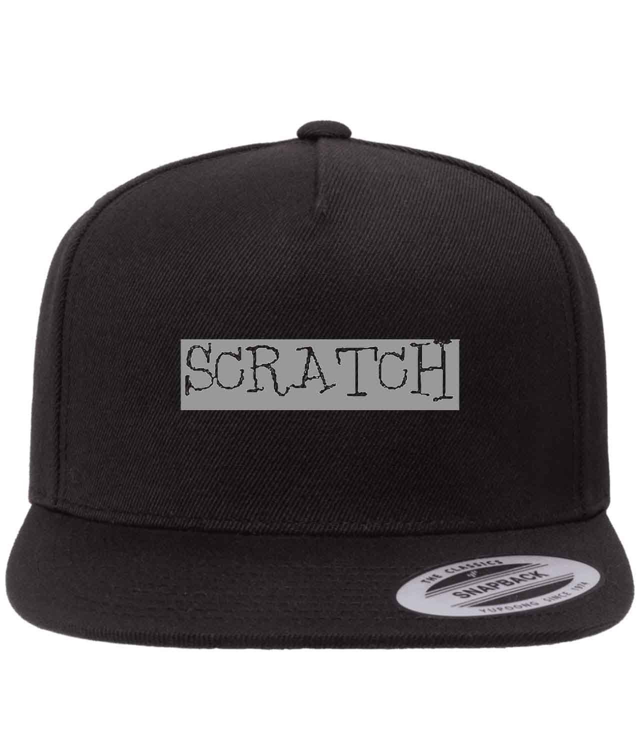 Scratch 2006 Logo Customized Design on Wool 5-Panel Cap Hat ...