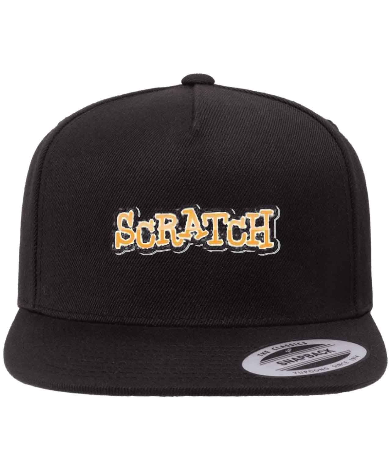 Scratch 2011 Logo Customized Design on Wool 5-Panel Cap Hat ...