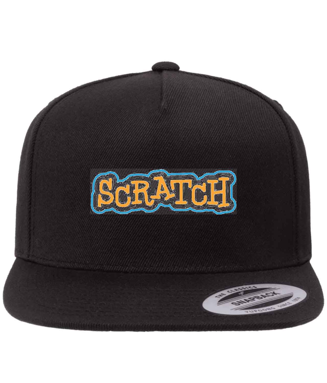 Scratch 2013 Logo Customized Design on Wool 5-Panel Cap Hat ...