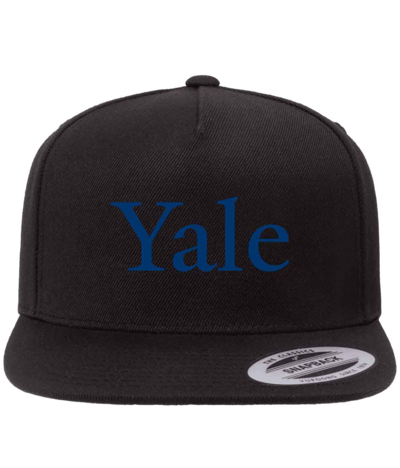 Yale University Logo Customized Design on Wool 5-Panel Cap Hat ...