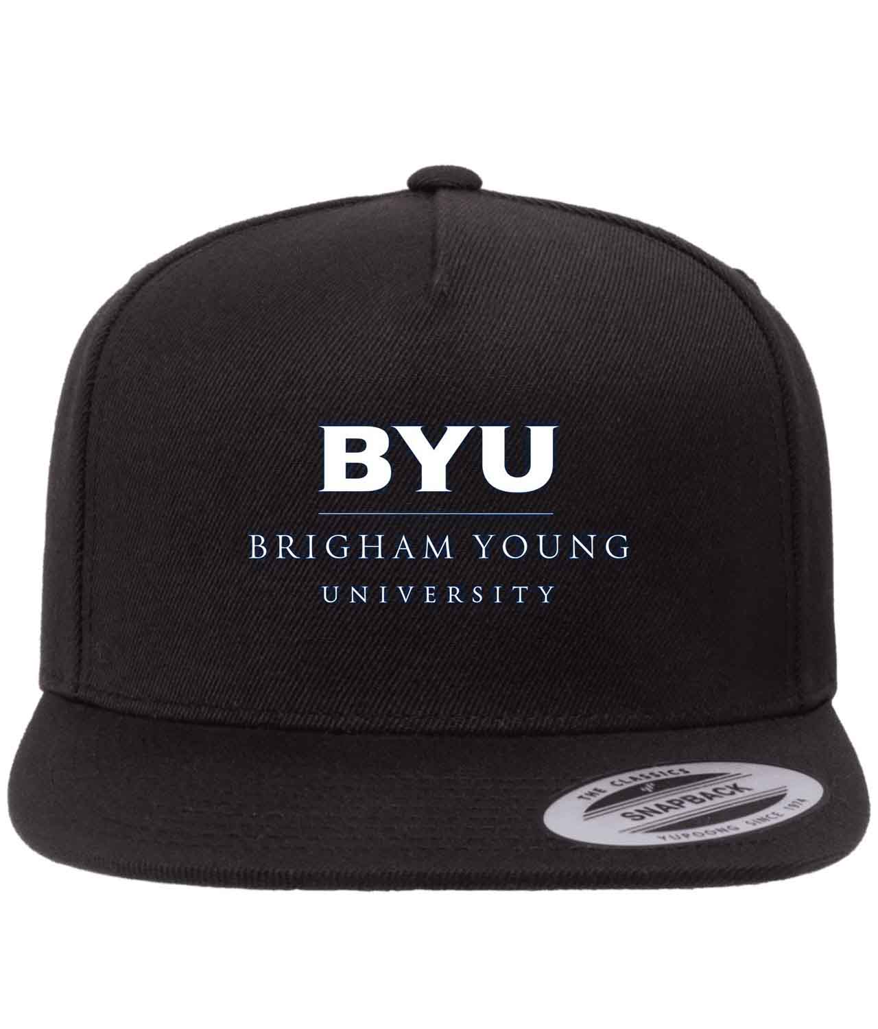 Brigham Young University BYU White Font Emblem Logo Customized Design ...
