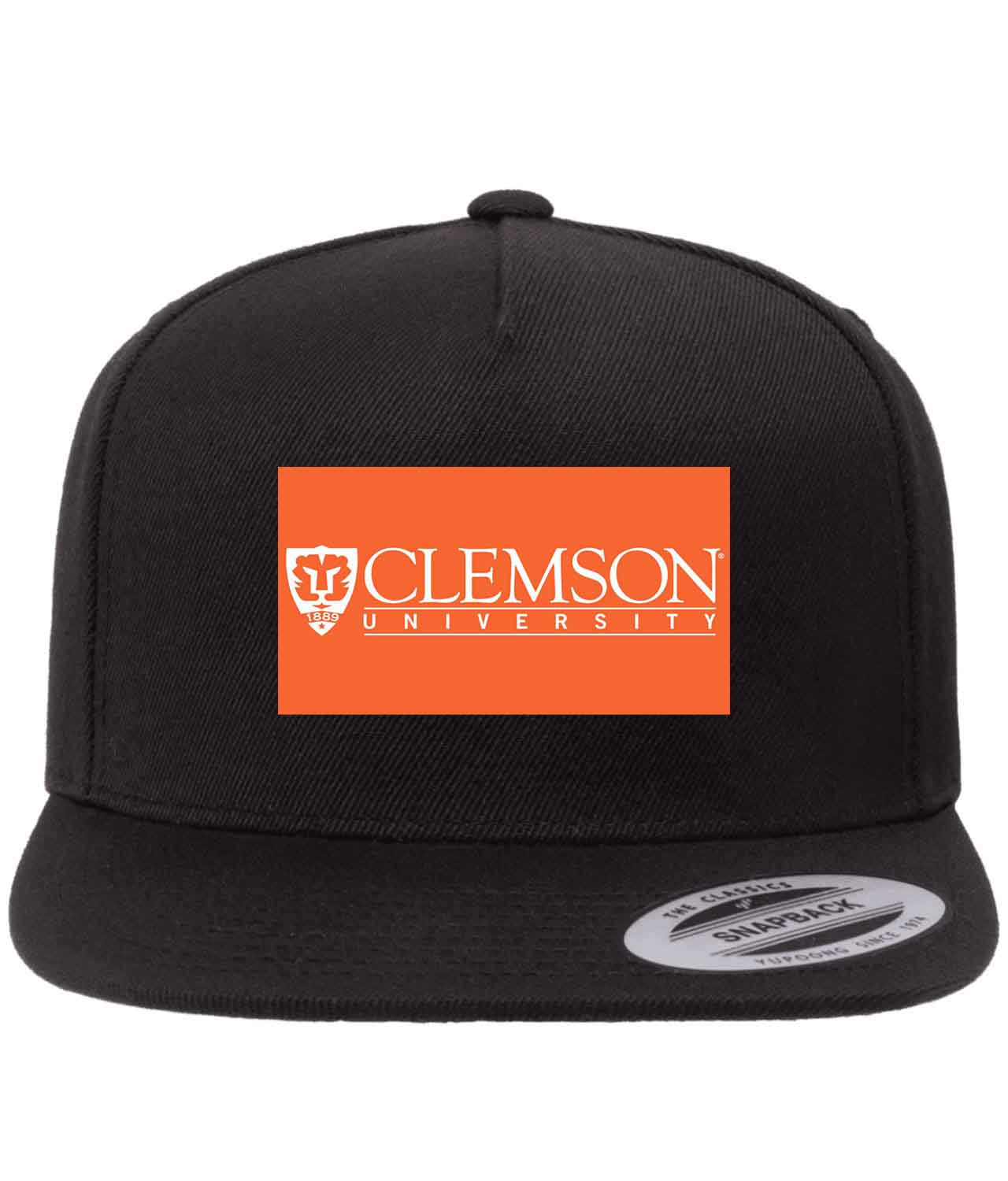 Clemson University White Font Text Logo Customized Design on Wool 5 ...