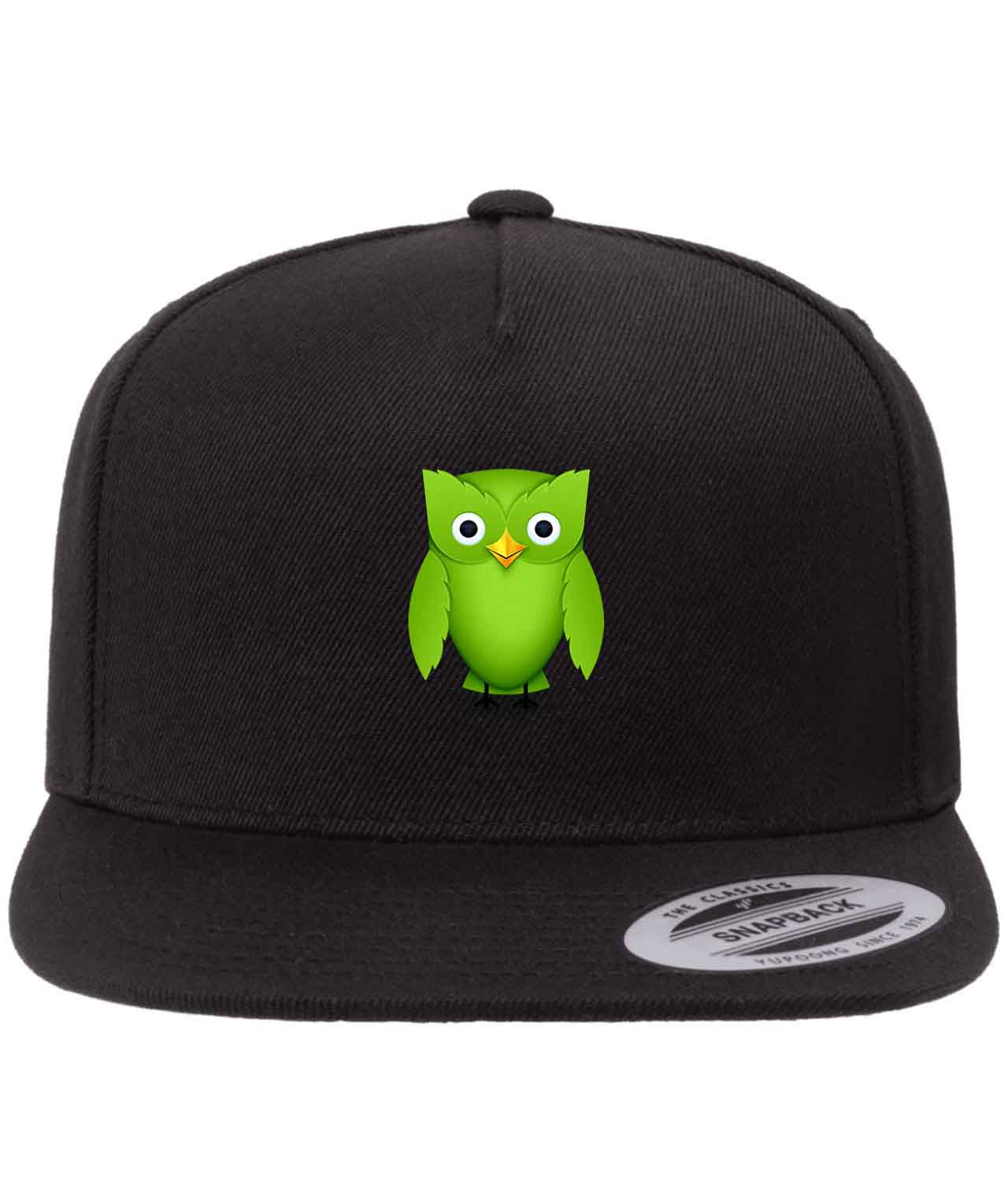 Duolingo 2012-2013 Logo Customized Design on Wool 5-Panel Cap Hat ...
