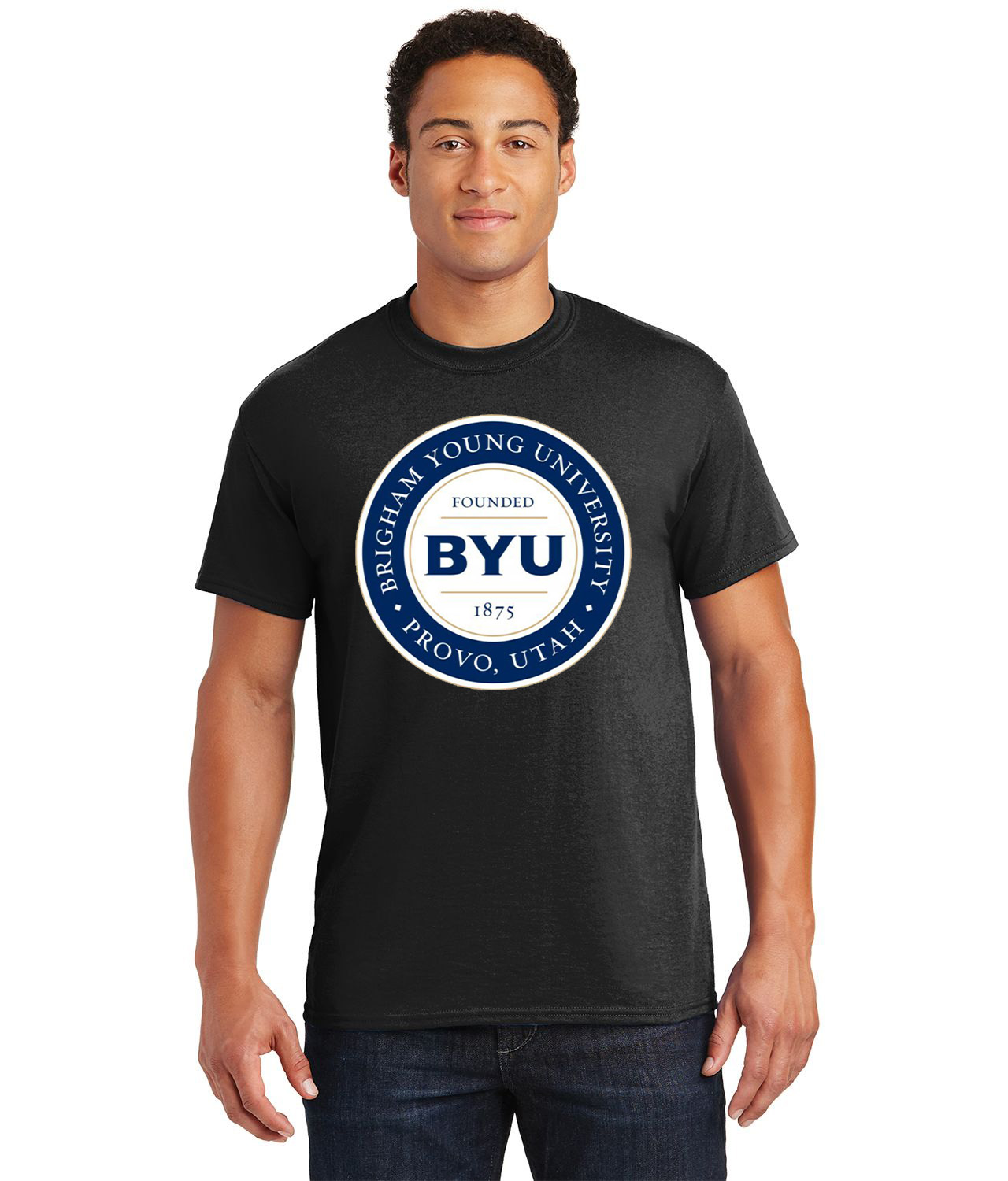 Brigham Young University BYU 1875 Logo Customized Design on Unisex ...