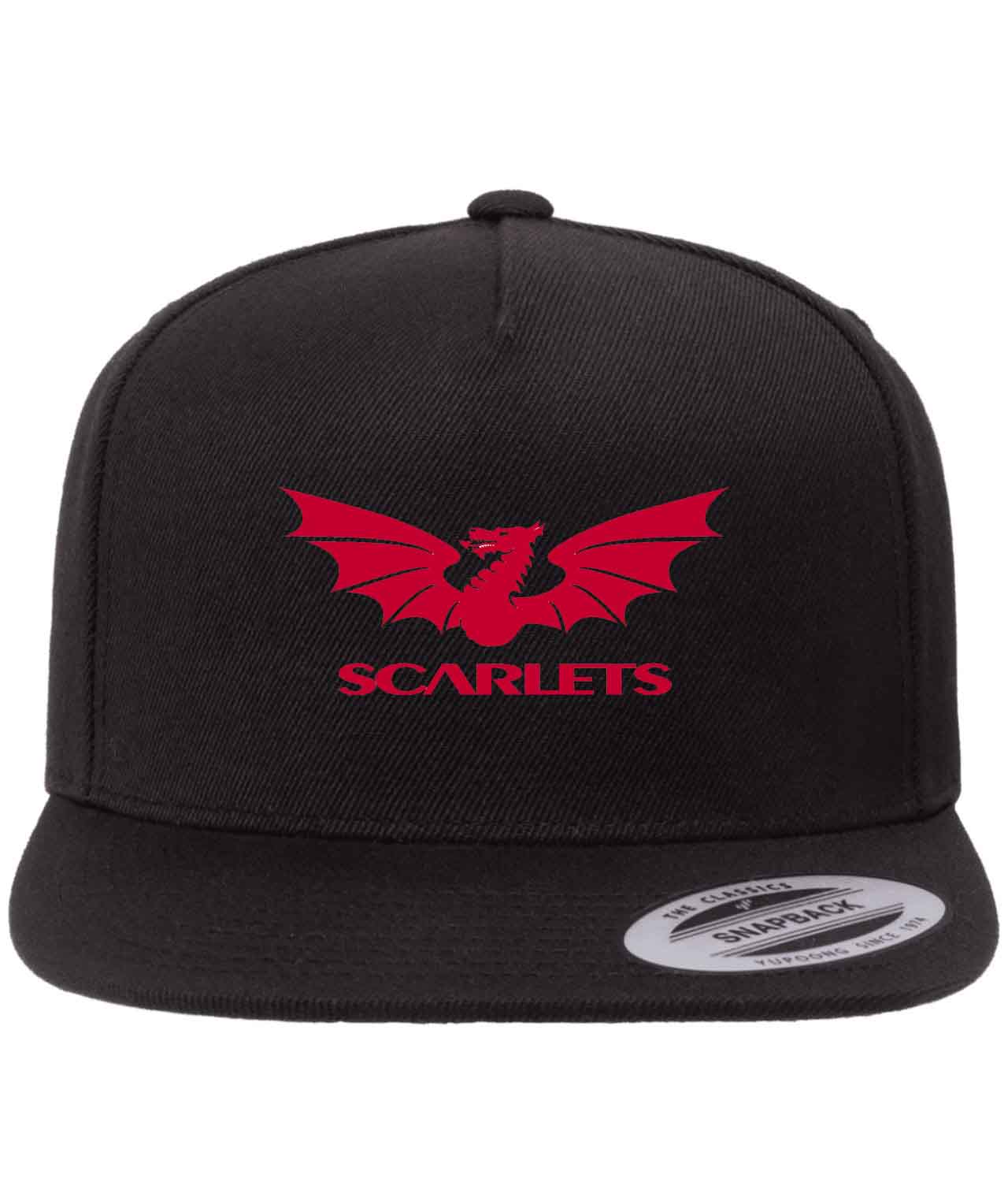 Rugby Pro12 Scarlets 2003 Logo Customized Design on Wool 5-Panel Cap ...