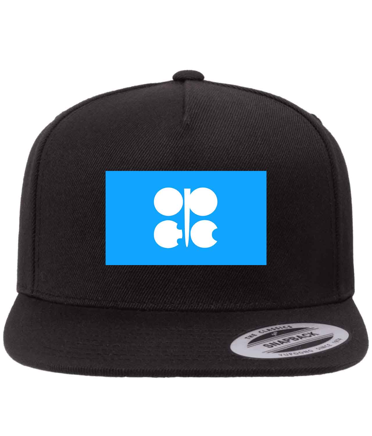 Flag of OPEC Logo Customized Design on Wool 5-Panel Cap Hat ...