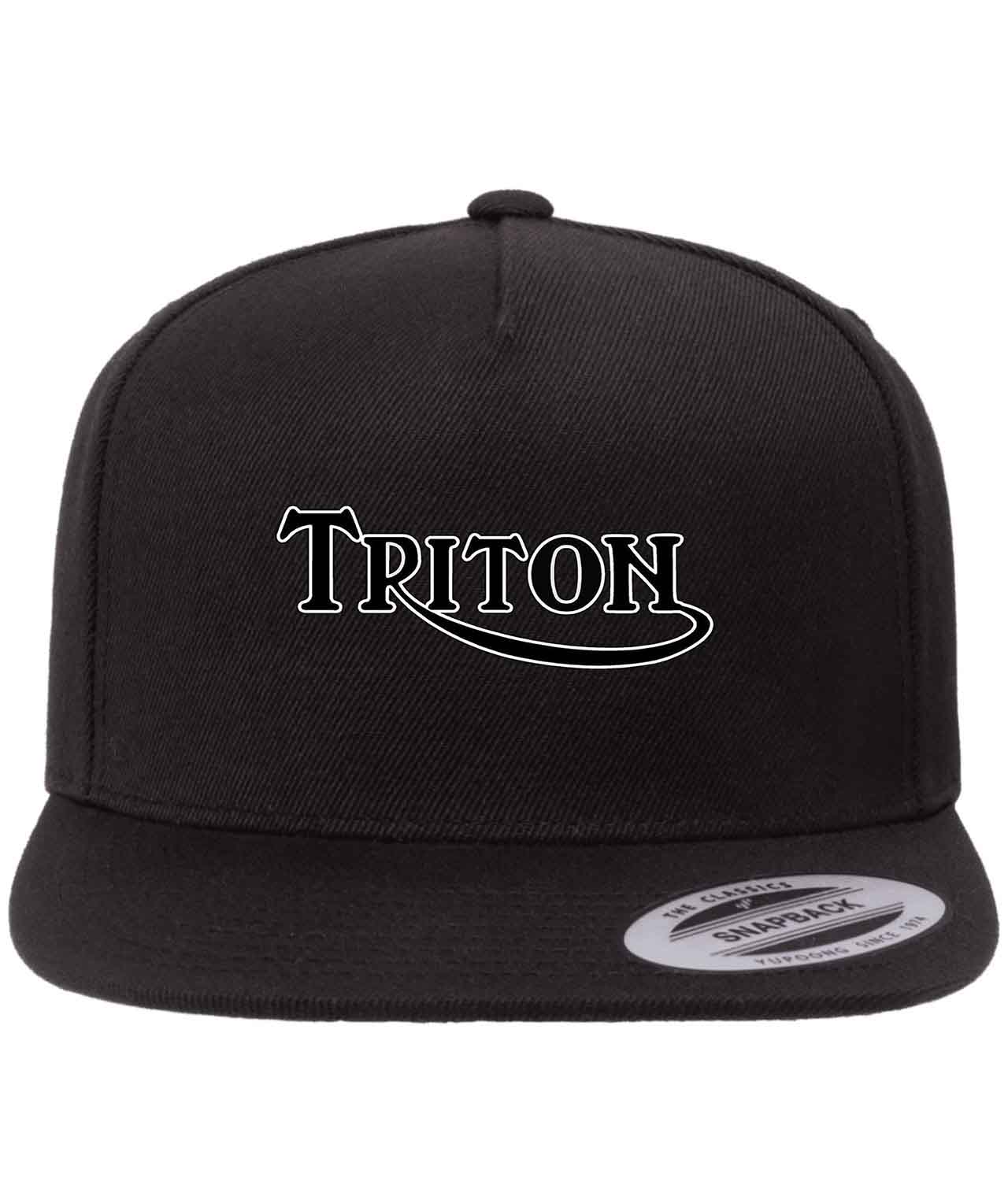 Triton Motorcycles Logo Customized Design on Wool 5-Panel Cap Hat ...