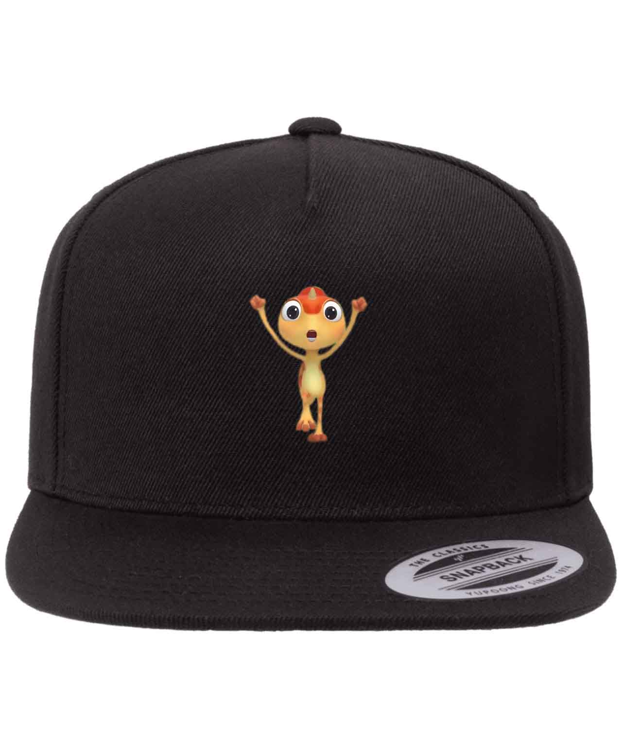 Cam Leon-Leon Arms Up Cartoon Figure Customized Design on Wool 5-Panel ...