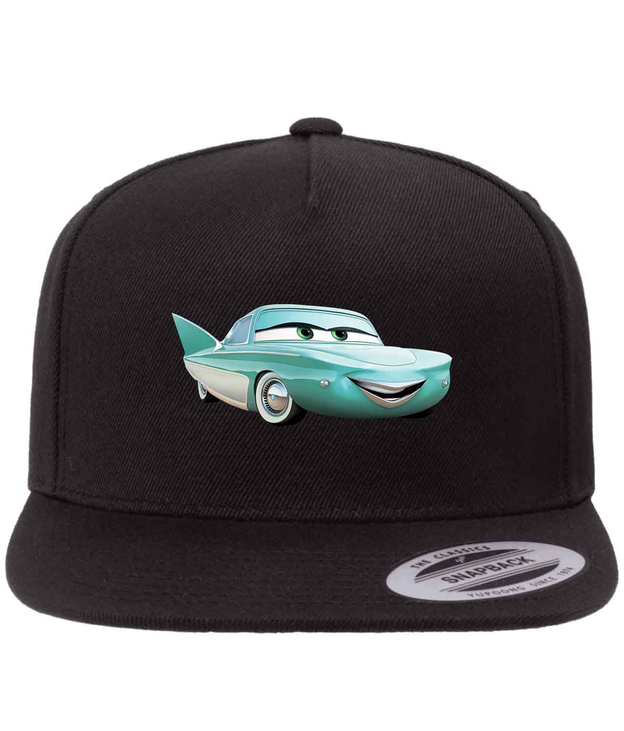 Flo Cars 2 Cartoon Figure Customized Design on Wool 5-Panel Cap Hat ...