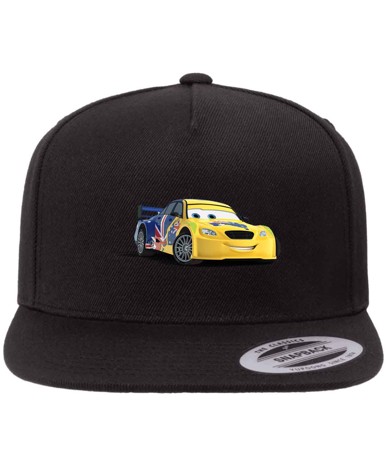 Cars Frosty Cartoon Figure Customized Design on Wool 5-Panel Cap Hat ...