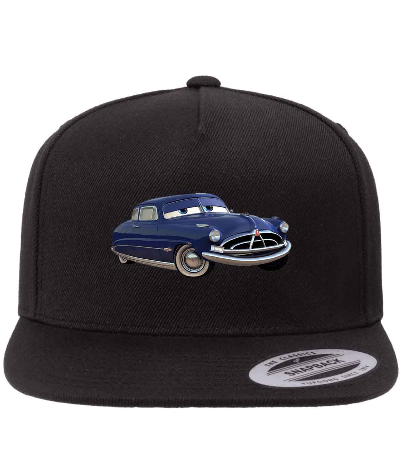 Cars Hudson Cartoon Figure Customized Design on Wool 5-Panel Cap Hat ...