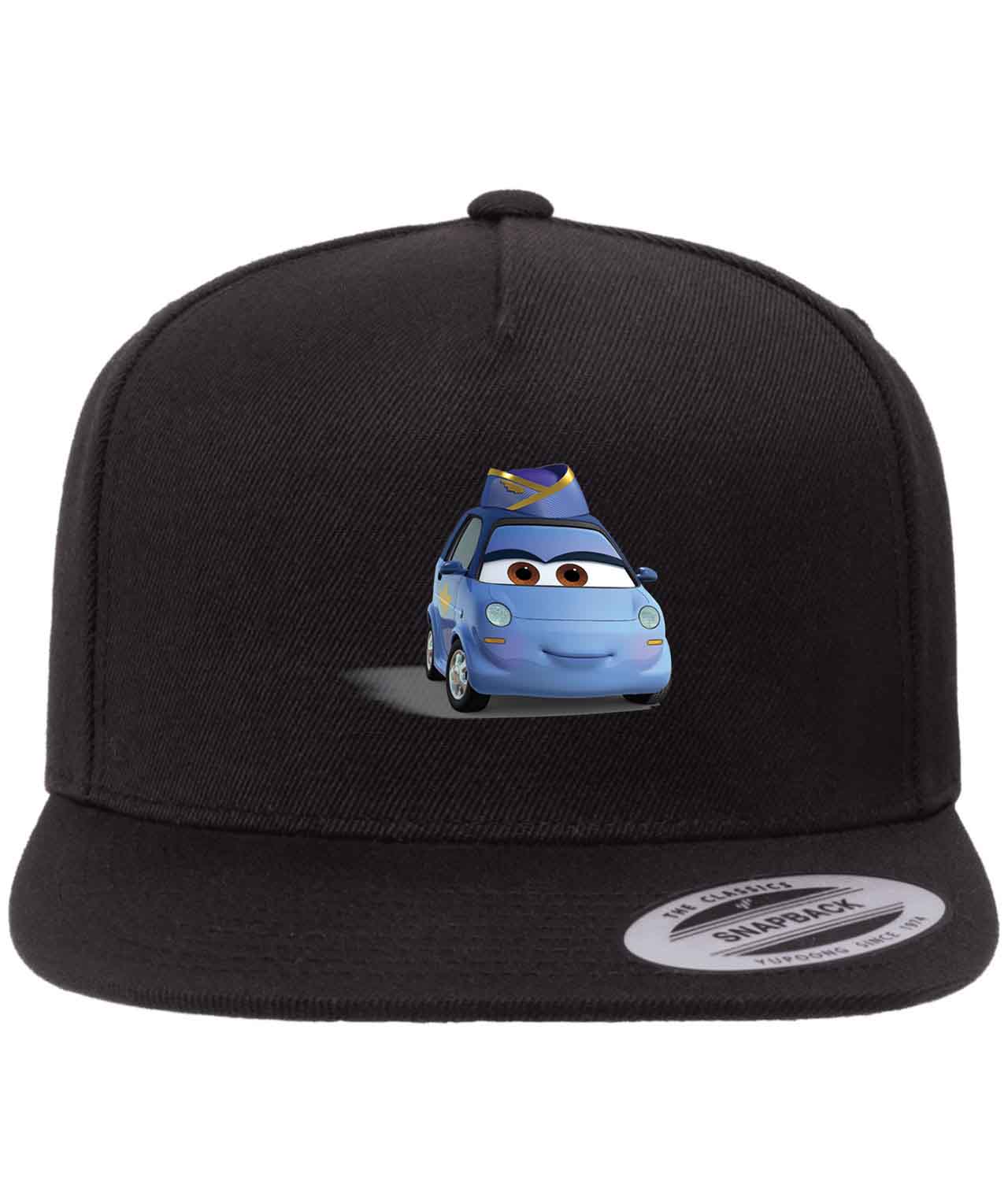 Cars Ruka Cartoon Figure Customized Design on Wool 5-Panel Cap Hat ...