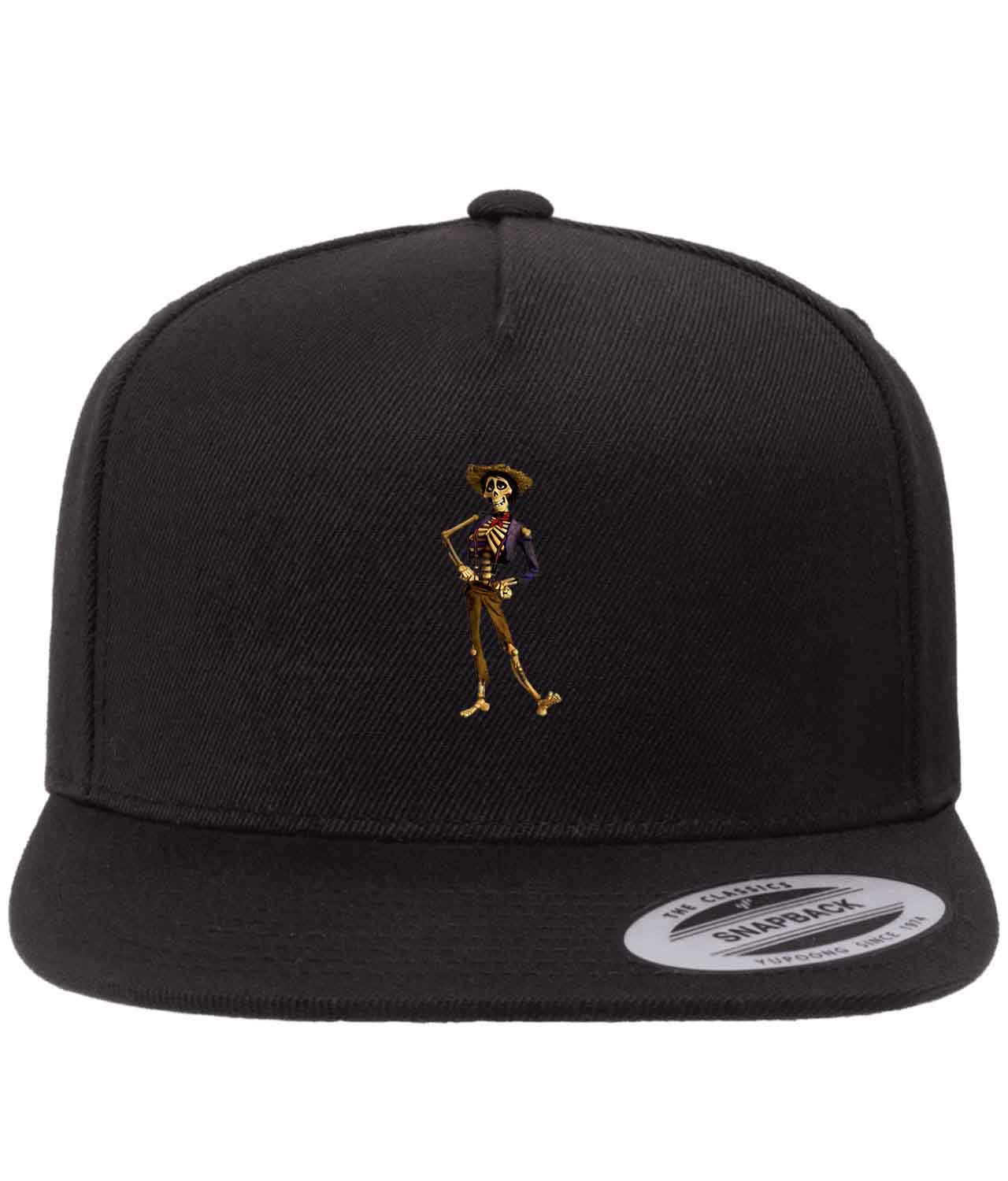 Coco Hector Posing Cartoon Figure Customized Design on Wool 5-Panel Cap ...