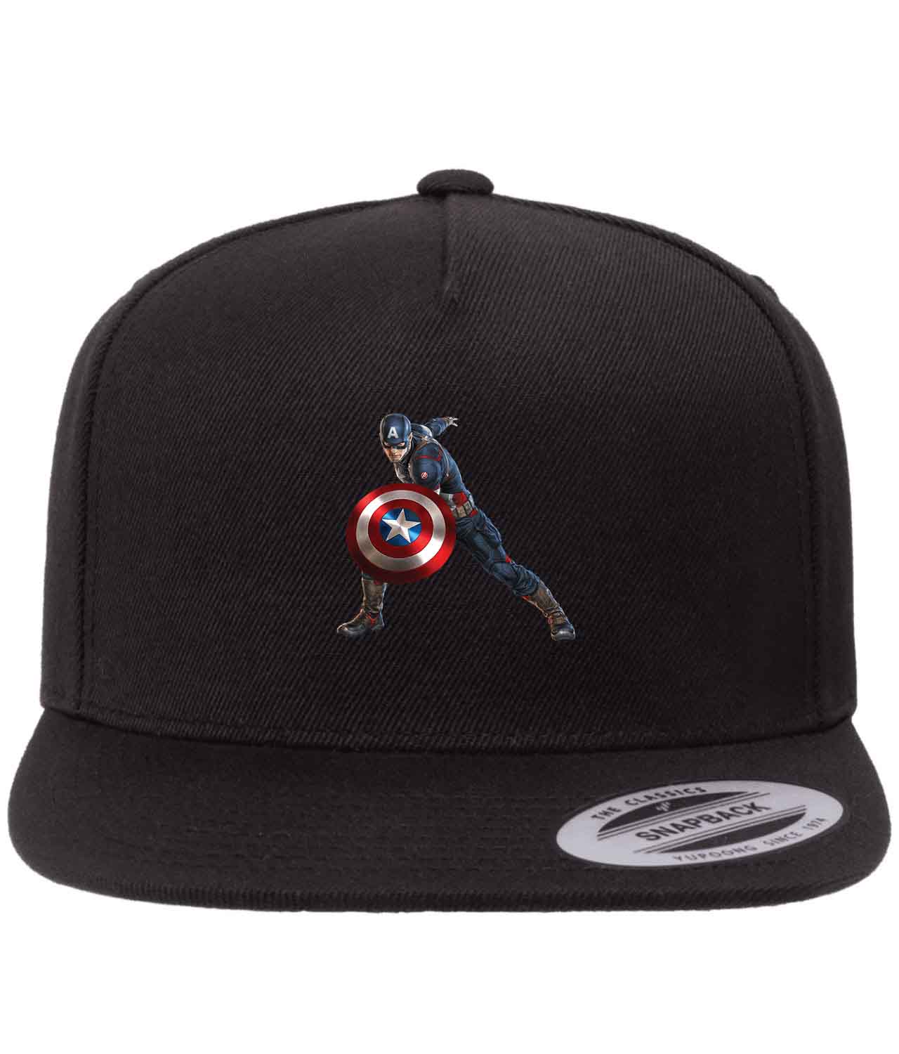Captain America Shield Left Cartoon Figure Customized Design on Wool 5 ...