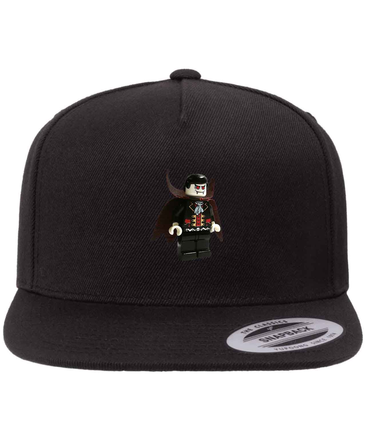 Lego Evil Dracula Cartoon Figure Customized Design on Wool 5-Panel Cap ...
