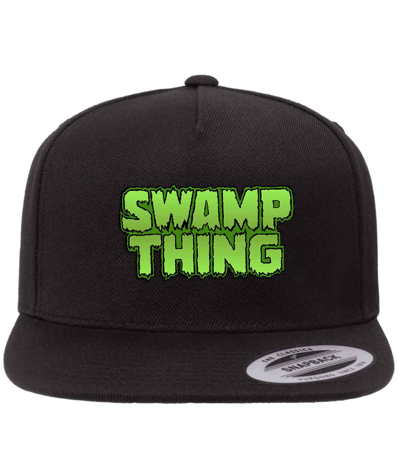 Swamp Thing Logo Cartoon Figure Customized Design on Wool 5-Panel Cap ...