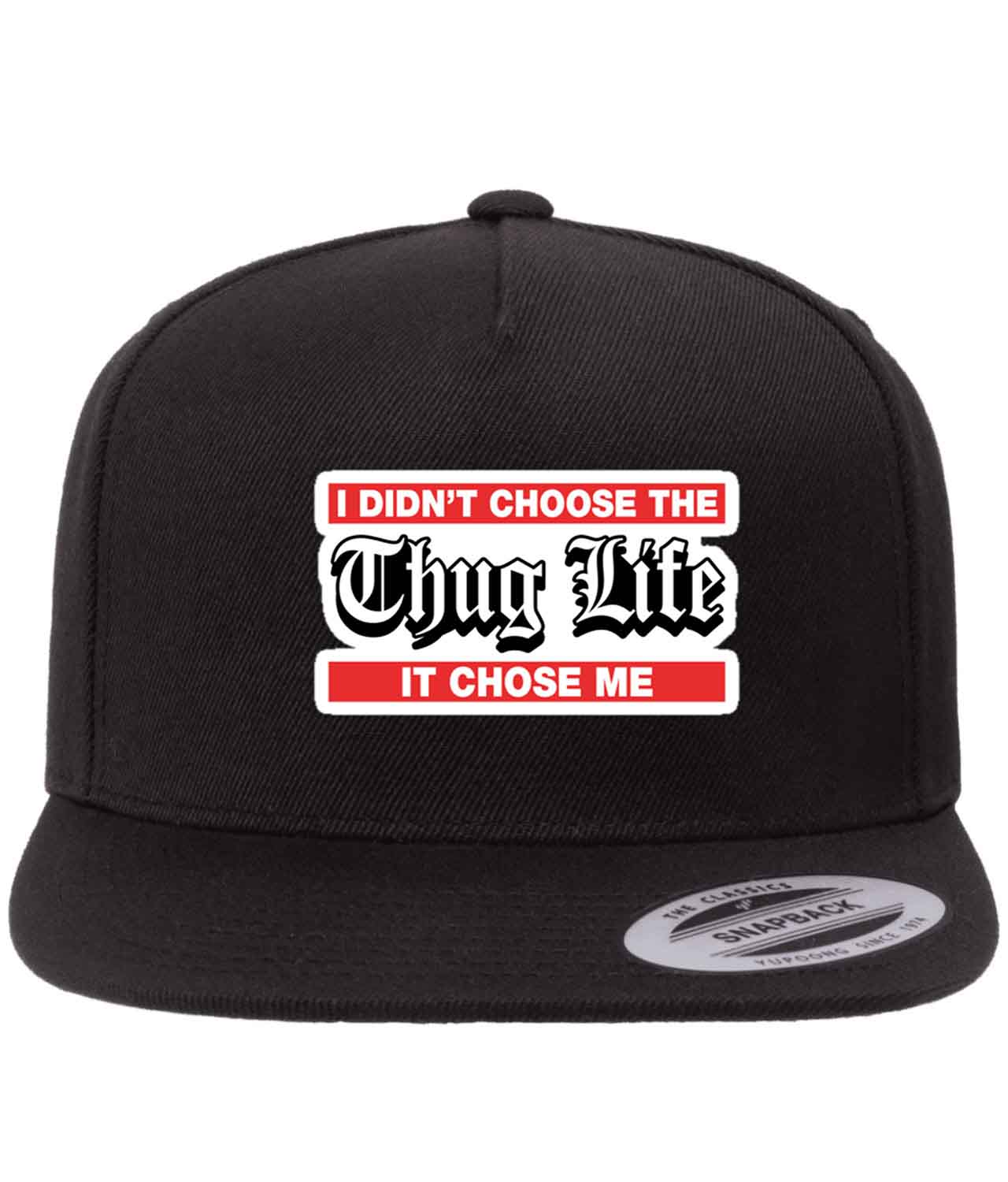 Thug Life Chose Me Sticker Cartoon Figure Customized Design on Wool 5 ...