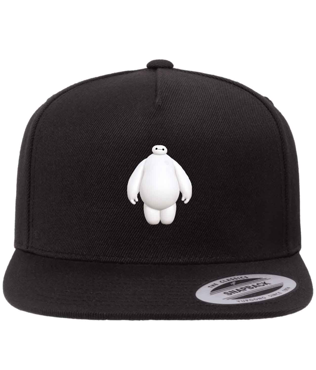 Big Hero 6 Baymax Cartoon Figure Customized Design on Wool 5-Panel Cap ...