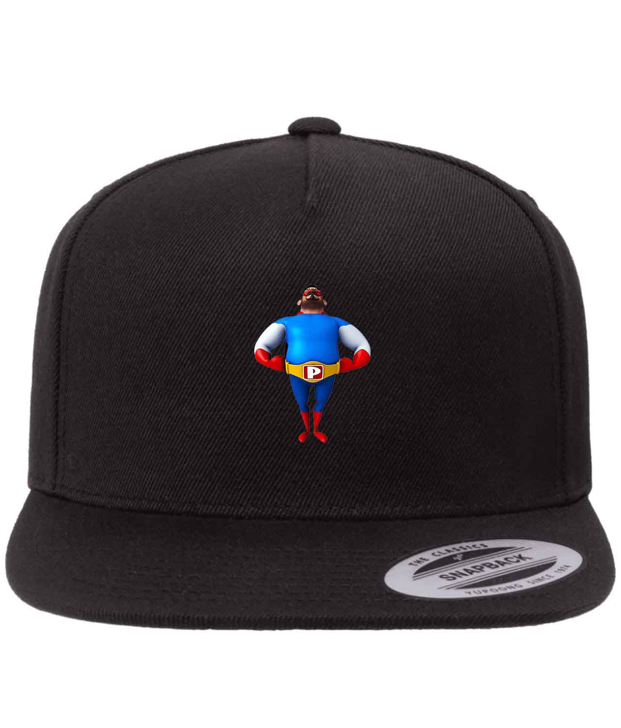 BoBoiBoy Papa Zola Cartoon Figure Customized Design on Wool 5-Panel Cap ...