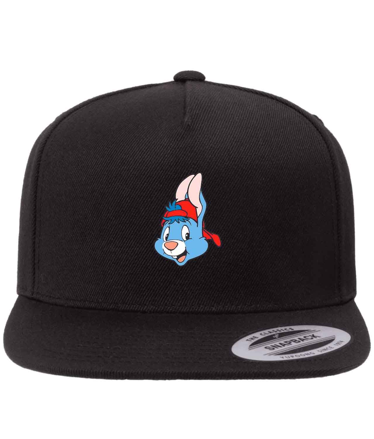 Bobo Bunny – Bobo Head Cartoon Figure Customized Design on Wool 5-Panel ...