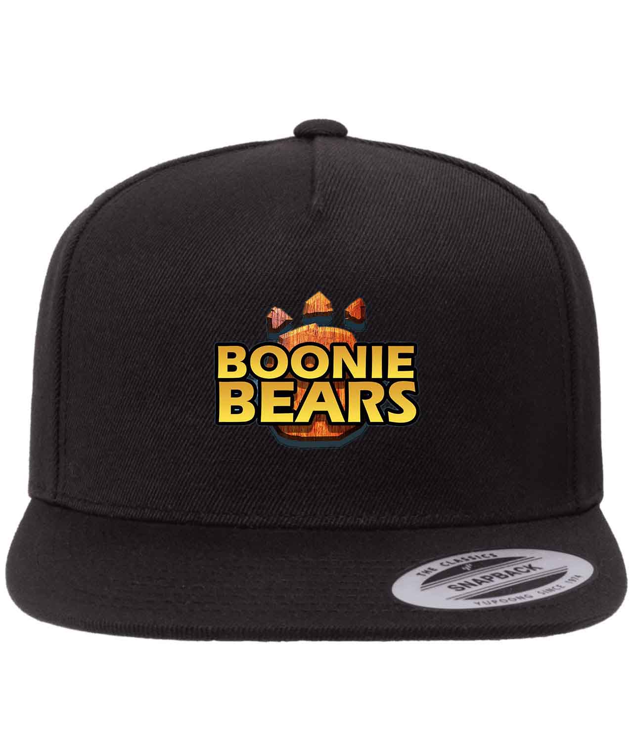 Boonie Bears Logo Cartoon Figure Customized Design on Wool 5-Panel Cap ...