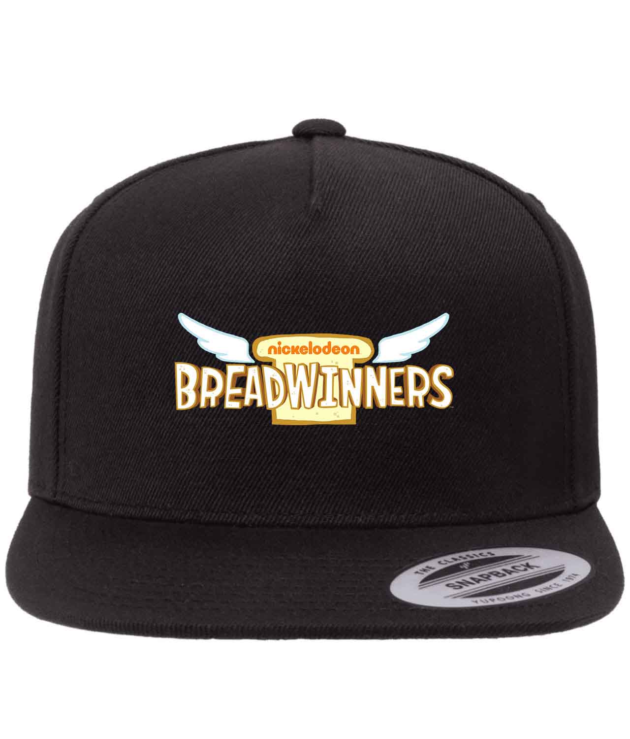 Breadwinners Logo Cartoon Figure Customized Design on Wool 5-Panel Cap ...