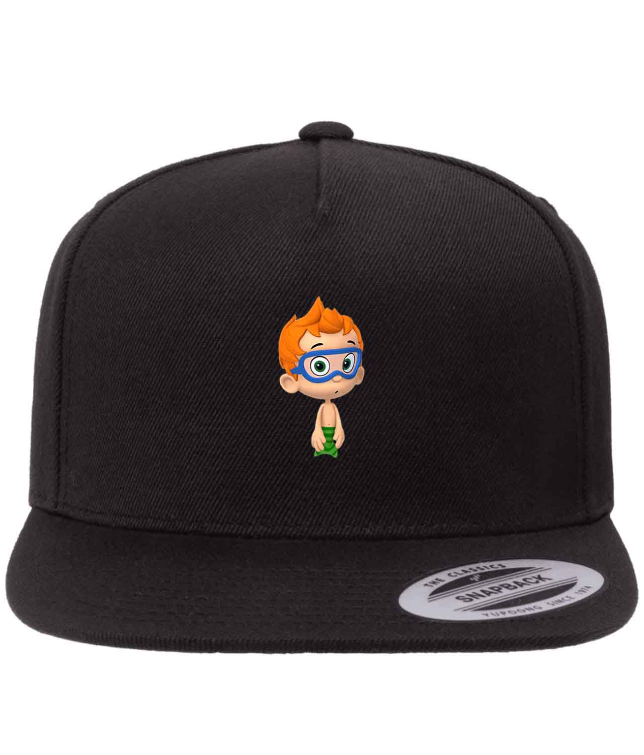 Bubble Guppy Nonny Cartoon Figure Customized Design on Wool 5-Panel Cap ...