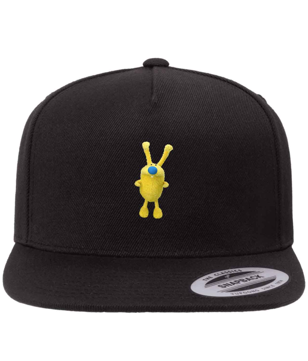 Bunnytown Yellow Bunny Cartoon Figure Customized Design on Wool 5-Panel ...