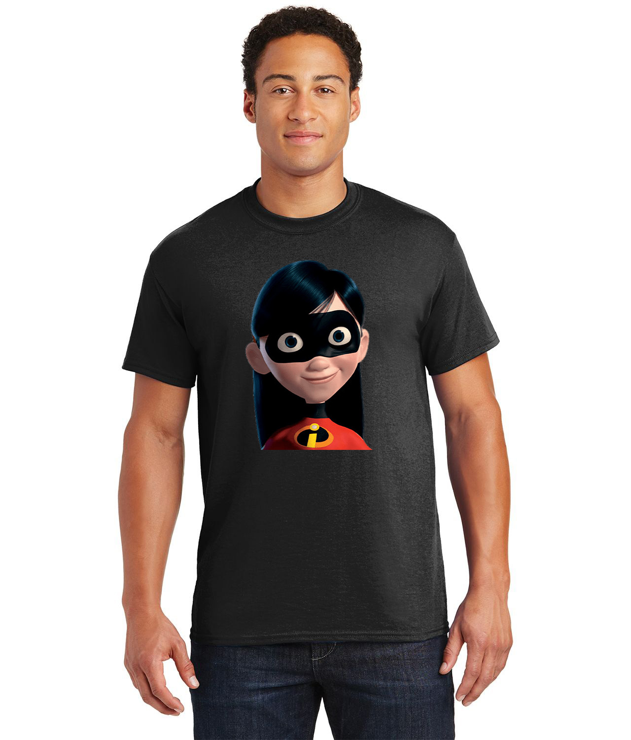 The Incredibles Violet Parr Face Cartoon Logo Customized Design on ...