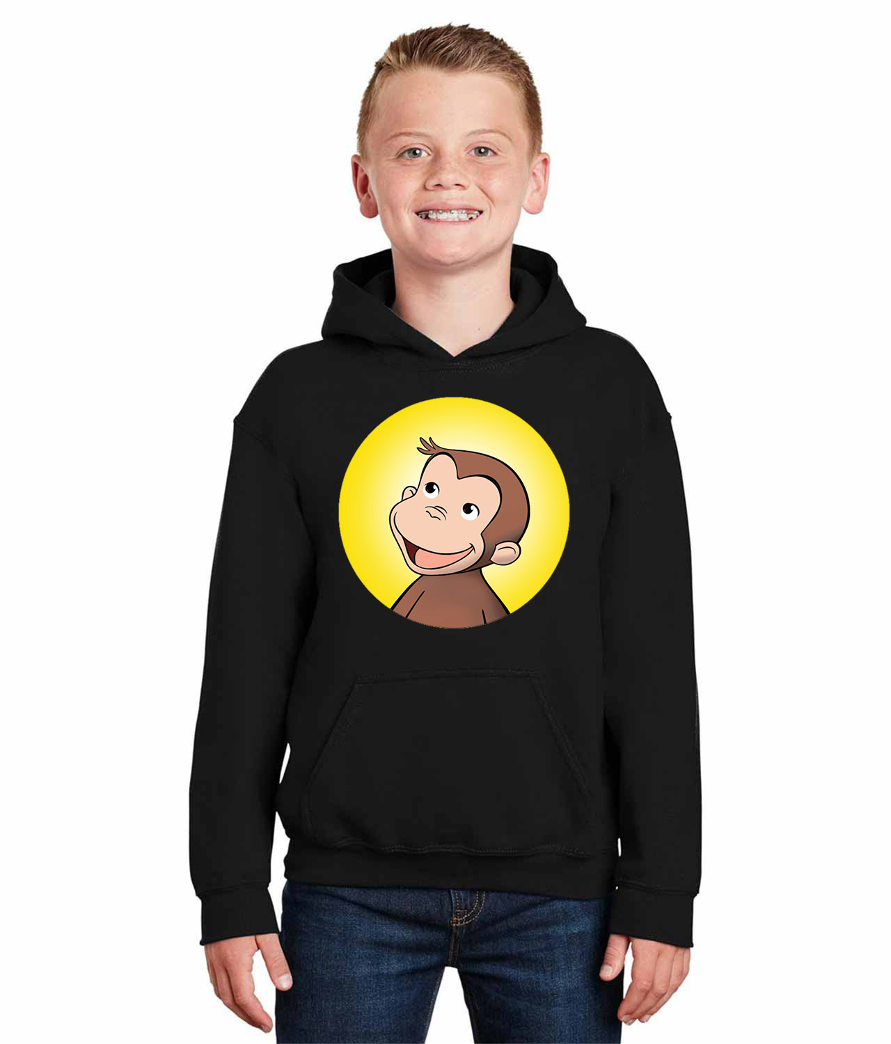 Curious George Emblem Logo Symbol Emblem Customized Design on Youth ...