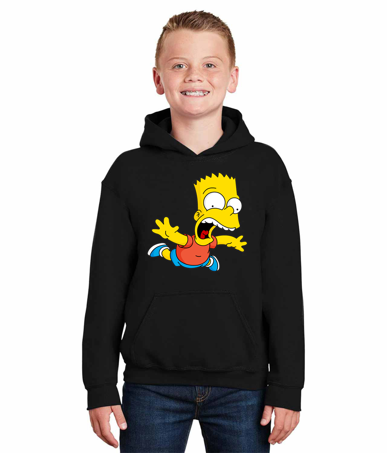 Bart Simpson Falling Logo Symbol Emblem Customized Design on Youth ...
