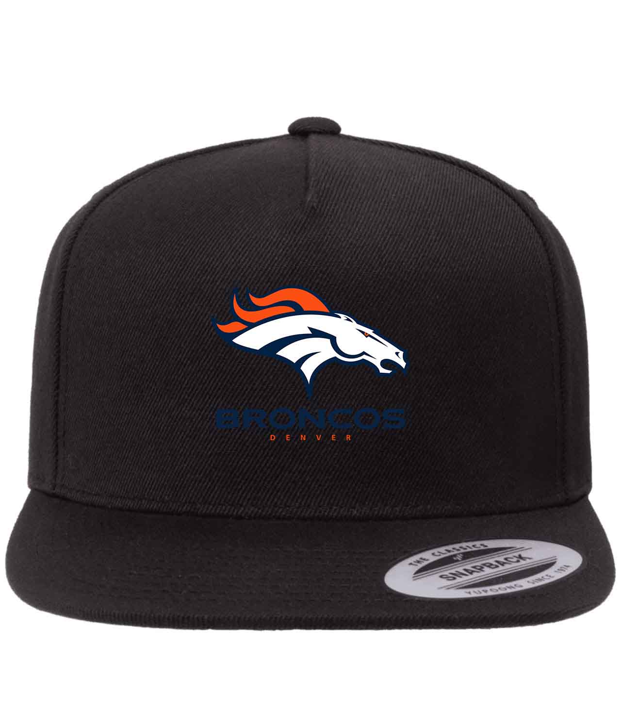 Broncos Denver Logo Symbol Emblem Customized Design on Wool 5-Panel Cap ...