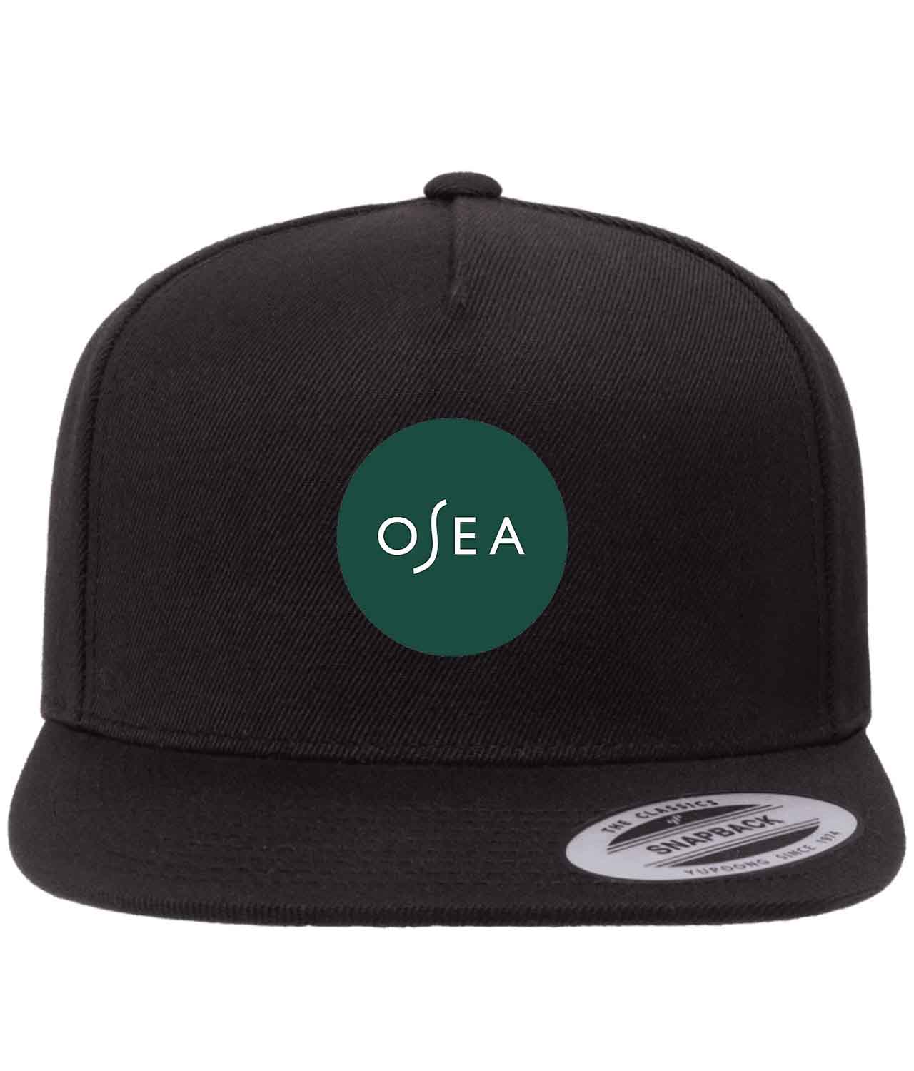 Osea Round Logo Symbol Emblem Customized Design on Wool 5-Panel Cap Hat ...