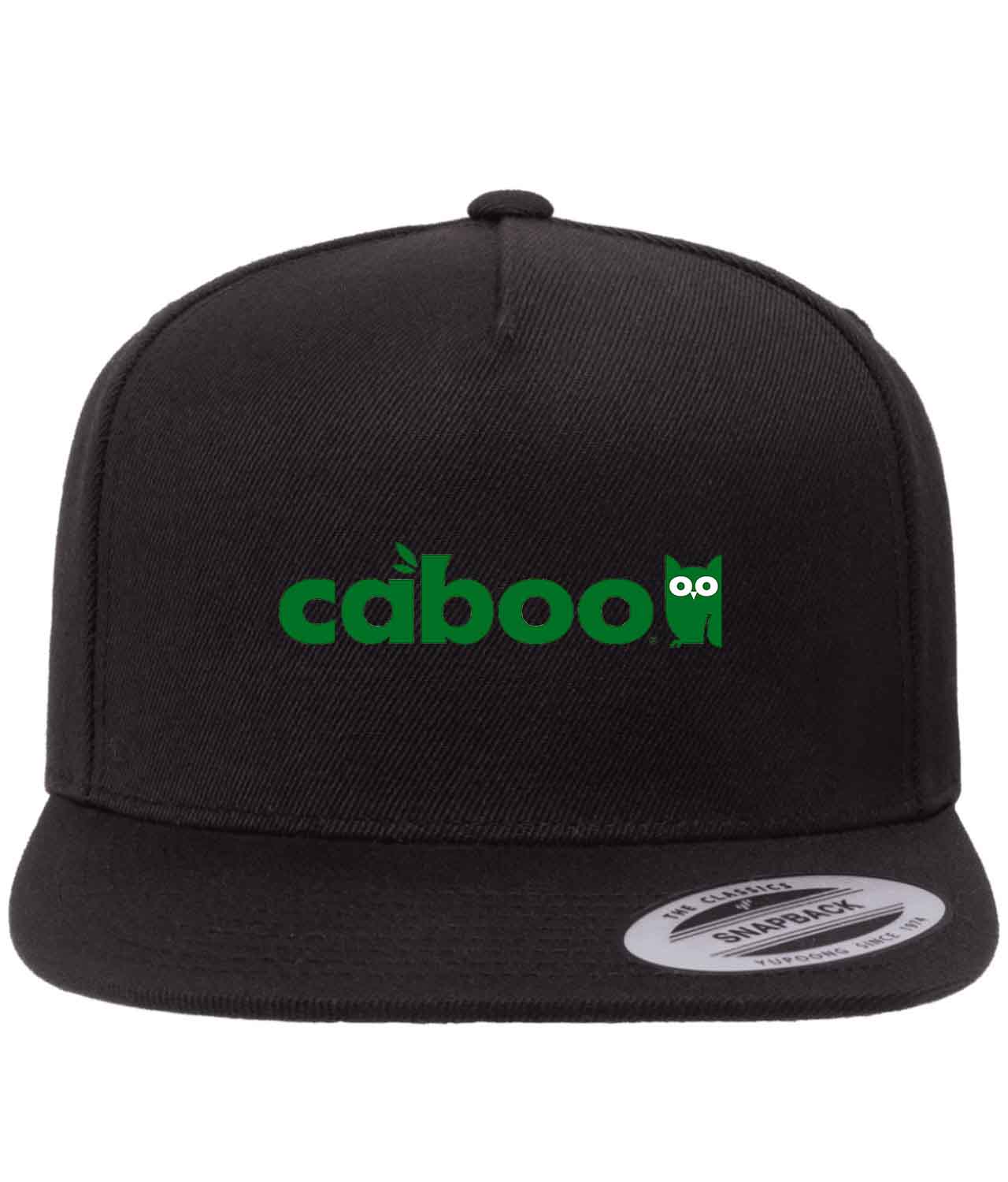 Caboo Full Logo Symbol Emblem Customized Design on Wool 5-Panel Cap Hat ...