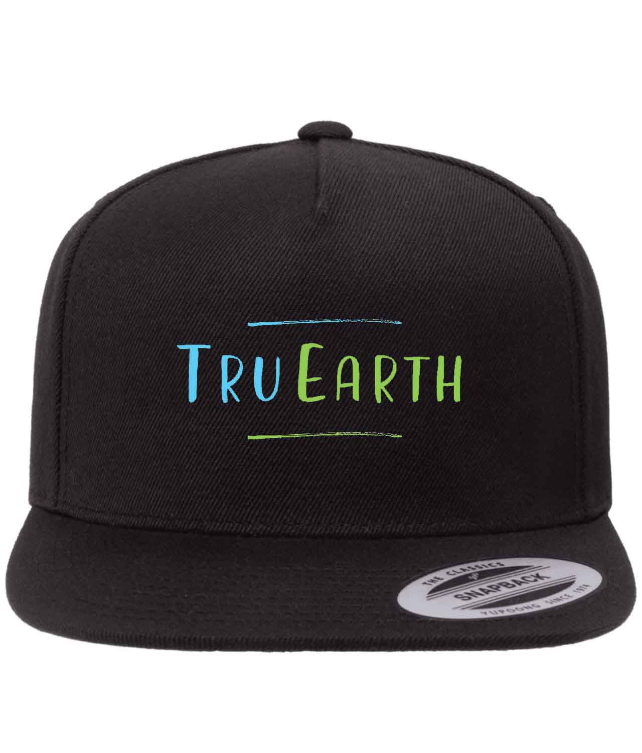 Tru Earth Logo Symbol Emblem Customized Design on Wool 5-Panel Cap Hat ...